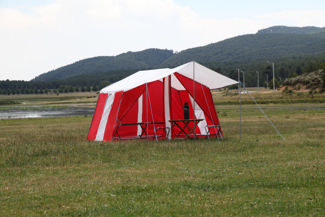 İki Odalı SpunBond Kamp Çadırı