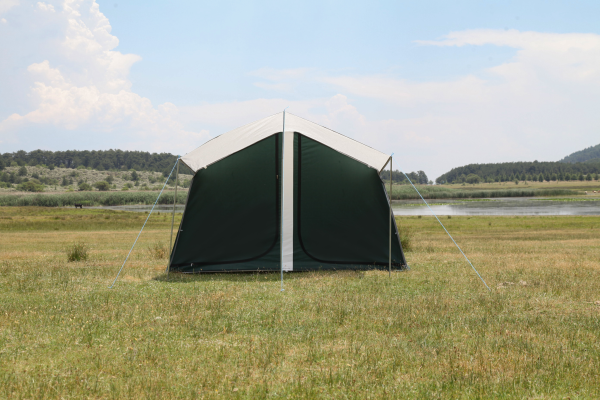 İki Odalı SpunBond Kamp Çadırı Yeşil